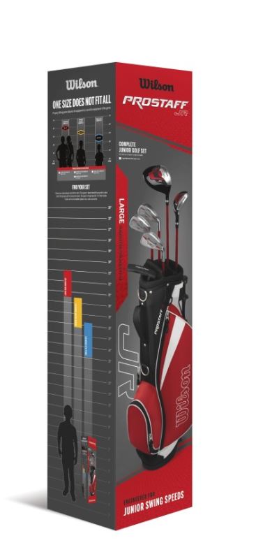 Set crose golf Wilson Pro Staff HDX , copii, - NEW SPORT